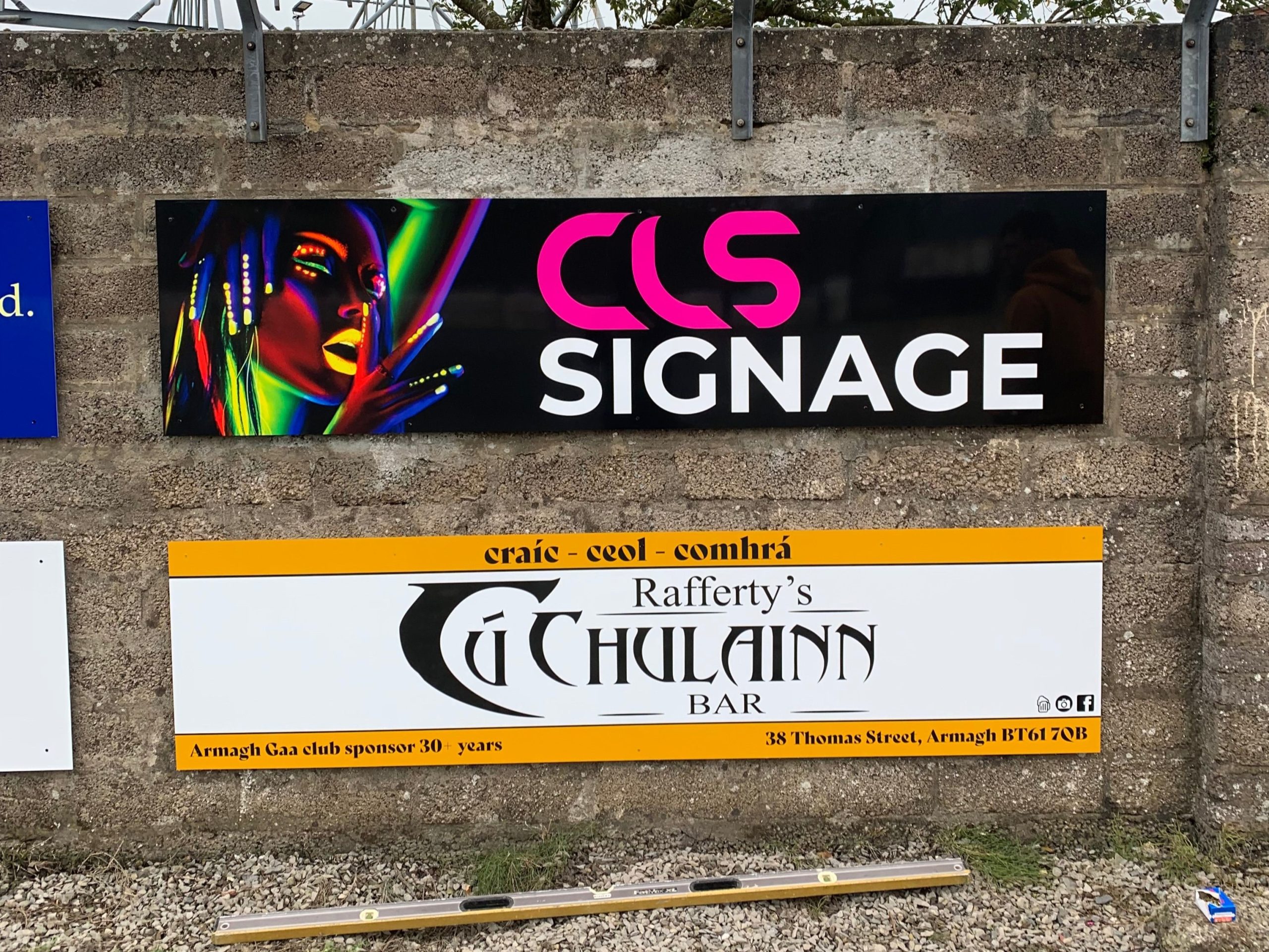 Pitch Side Signs - Armagh Sign Experts | Creative Signs, Local Impact ...